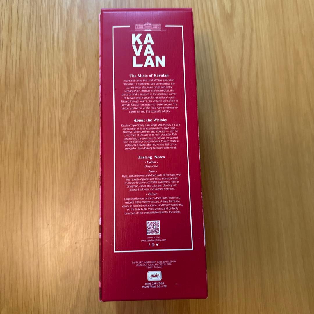 お値下げ中　KAVALAN / TRIPLE SHERRY CASK カバラン