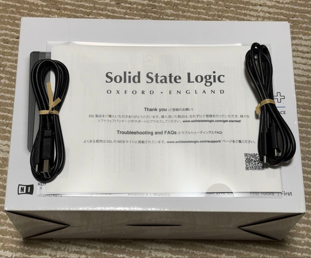 Solid State Logic SSL2+ オーディオインターフェイス未使用
