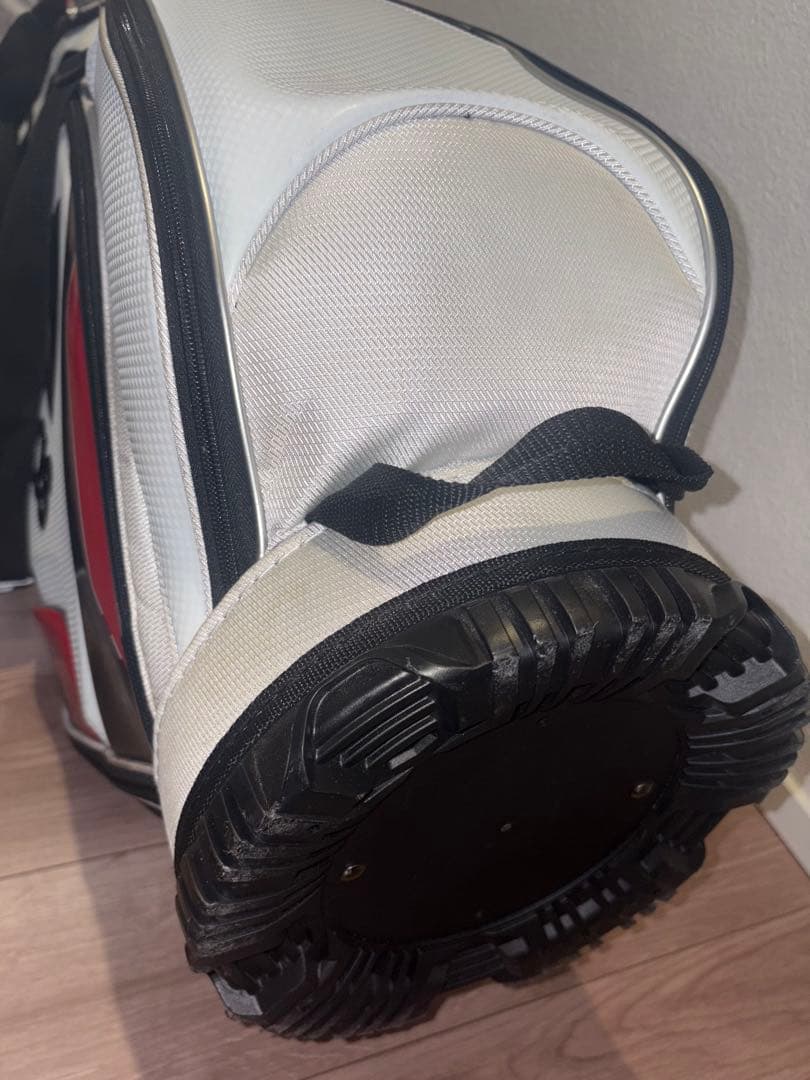 アディダス キャデバッグ 白黒赤 ゴルフバッグ