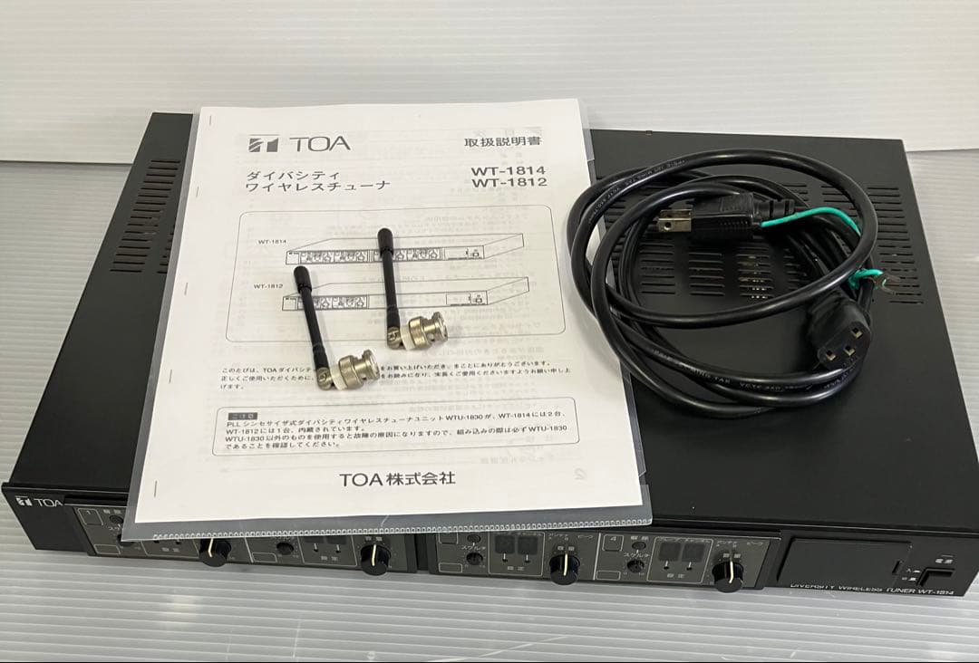 TOA WT-1814 WM-1220ワイヤレスシステム