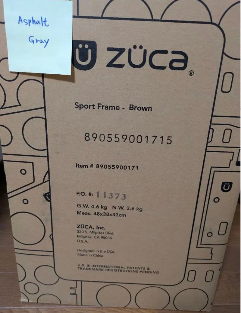 【新品未使用品】zuca