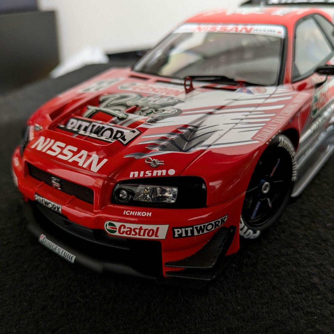 AUTOart 1/18 JGTC スカイライン GT-R　R34　即発送