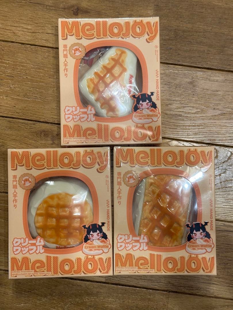 Mellojoy クリームワッフル さんかく スクエア まる メロジョイ