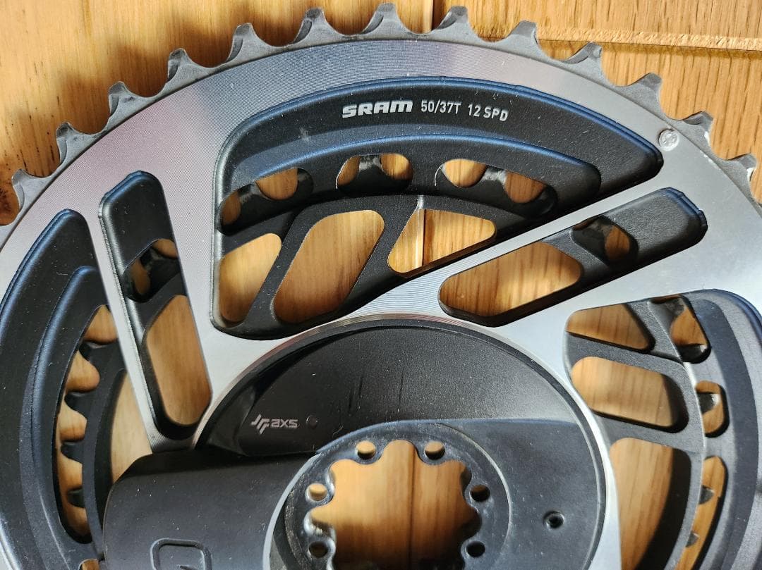 SRAM RED AXS E1 50/37T チェーンリングパワーメーター付き