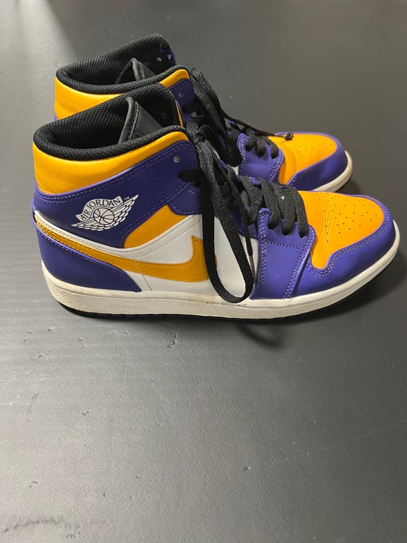 シューズ(男性用) NIKE AIR JORDAN 1 MID LAKERS 26.5cm