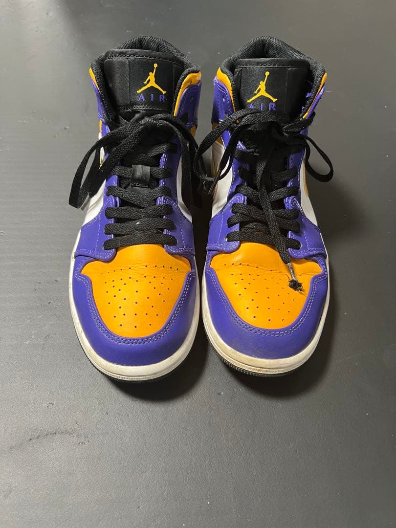 シューズ(男性用) NIKE AIR JORDAN 1 MID LAKERS 26.5cm
