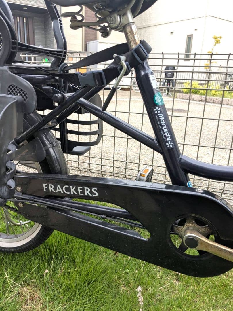 ちえ　FRACKERS チャイルドシート付き自転車