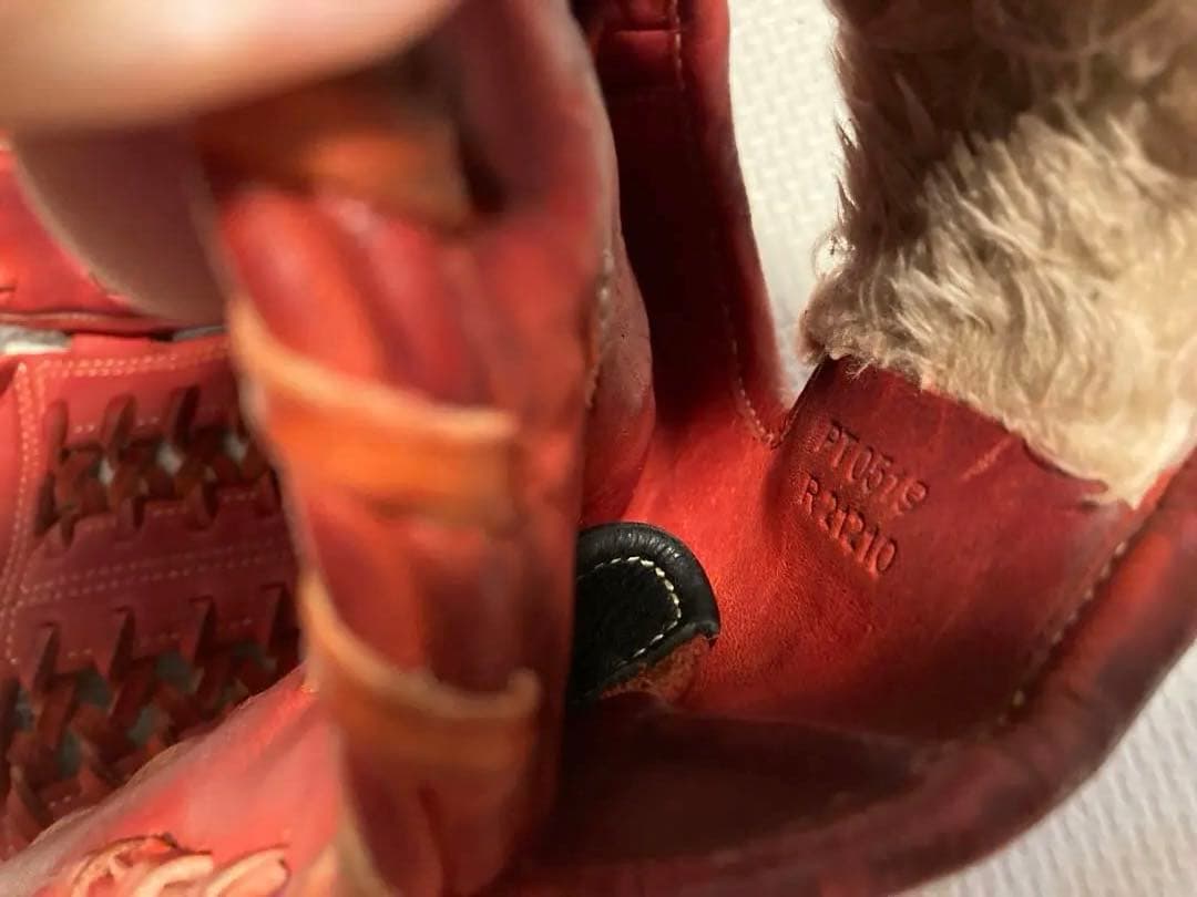 ミズノ 軟式グローブ グローバルエリート 赤オレンジ