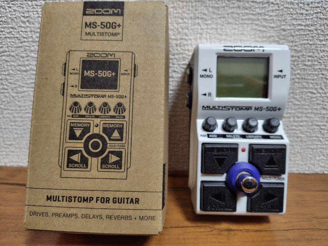 【室内使用のみ】MS-50G＋ MultiStomp ZOOM ズーム