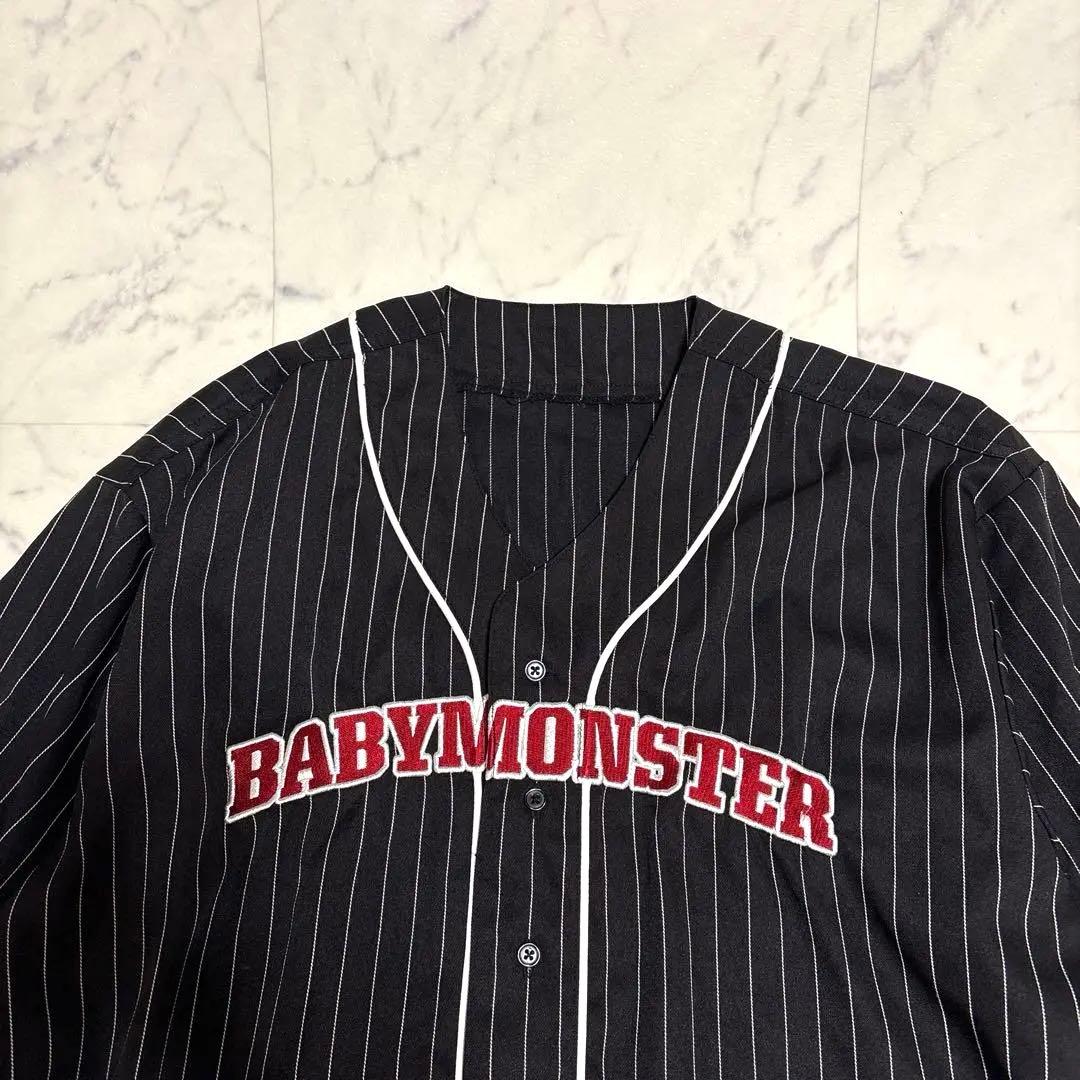 BABYMONSTER ユニフォーム ベースボールシャツ Mサイズ 黒
