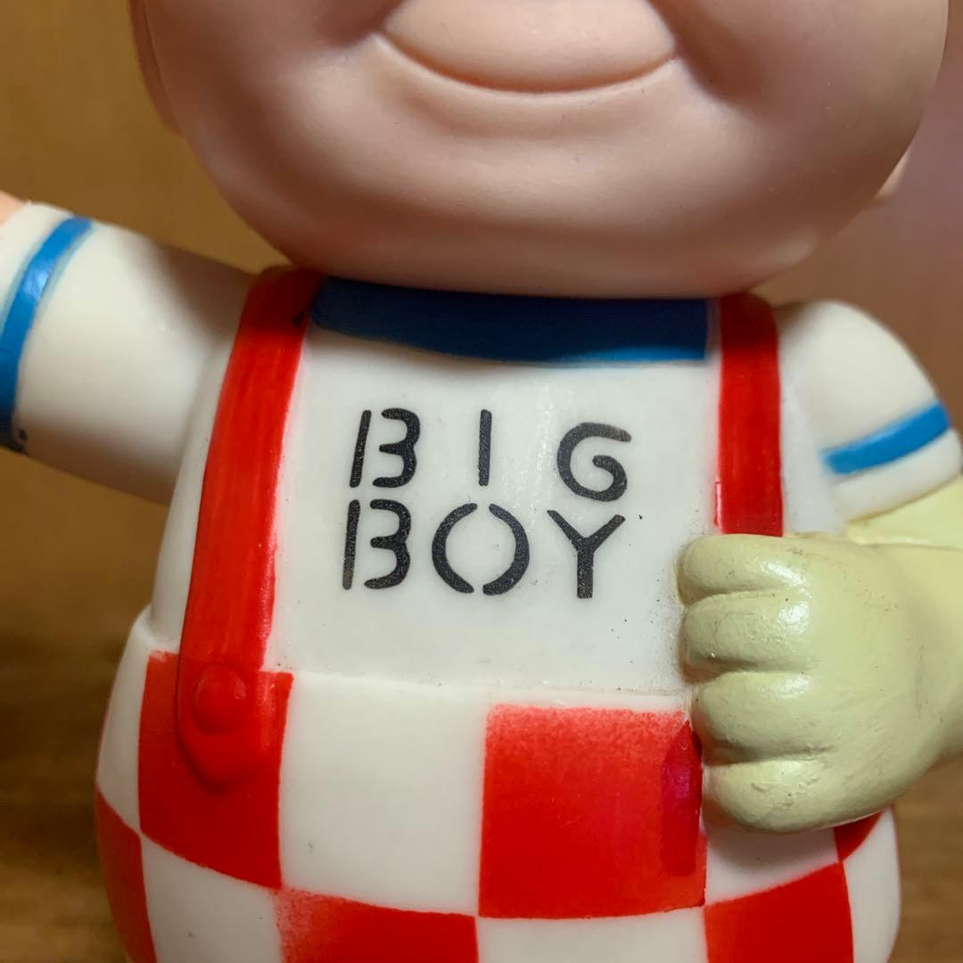 激レアアンティーク　BIG BOY マネーバンク　緑メタリック髪色バージョン