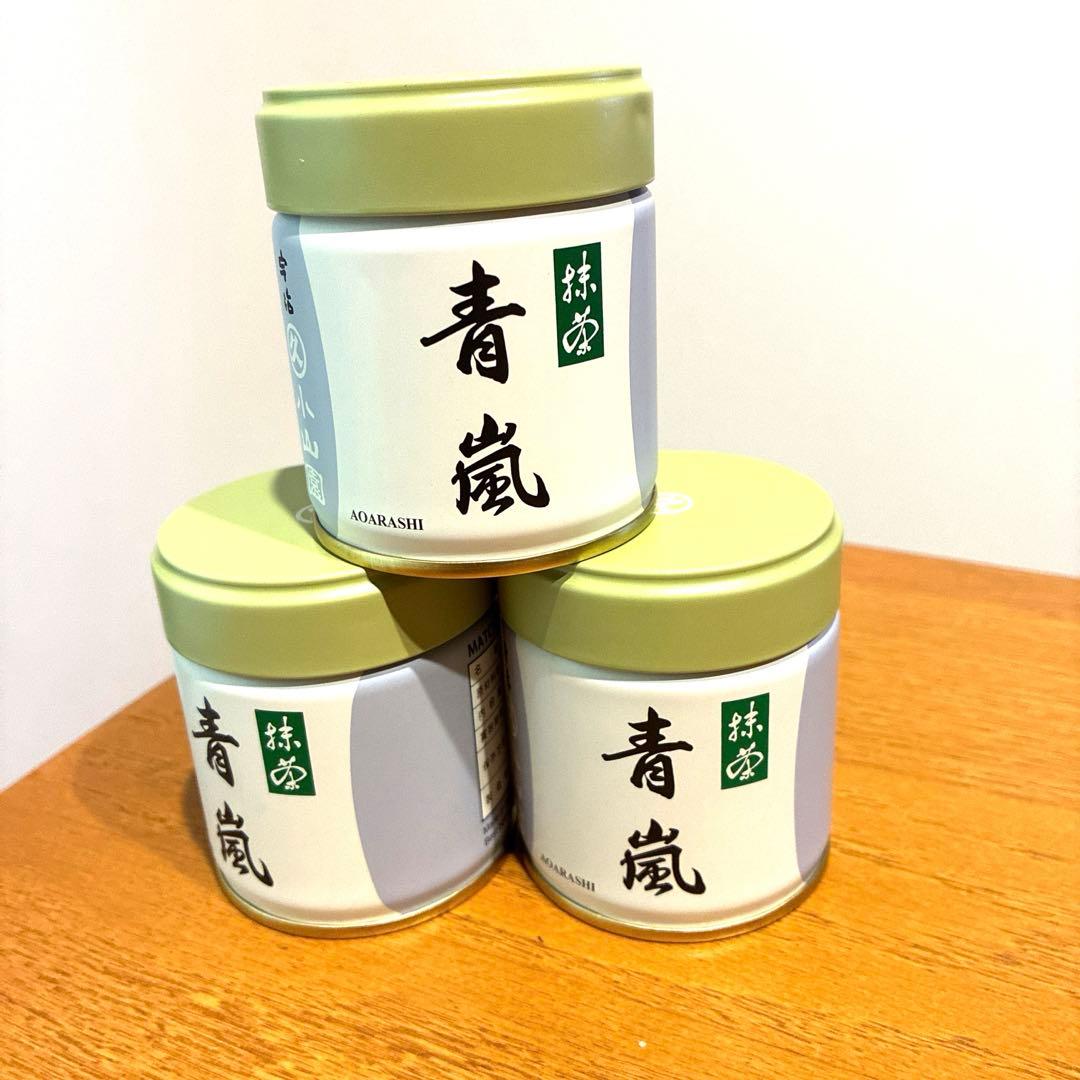 新品未開封 京都 丸久小山園 抹茶 青嵐 3個Matcha Powder