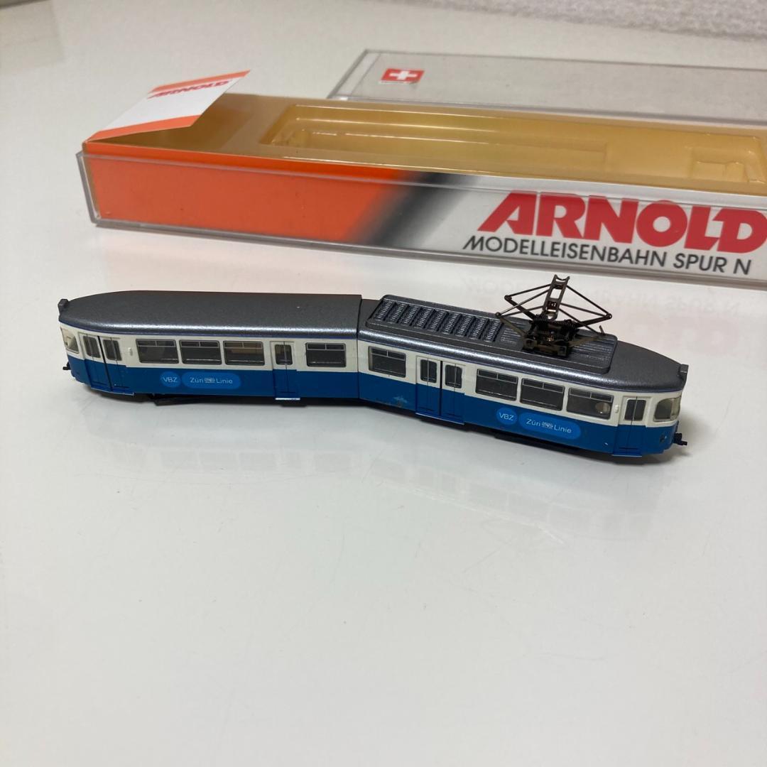 ▼ARNOLD　鉄道模型　Nゲージ　チューリッヒ市交通局　路面電車　アーノルド
