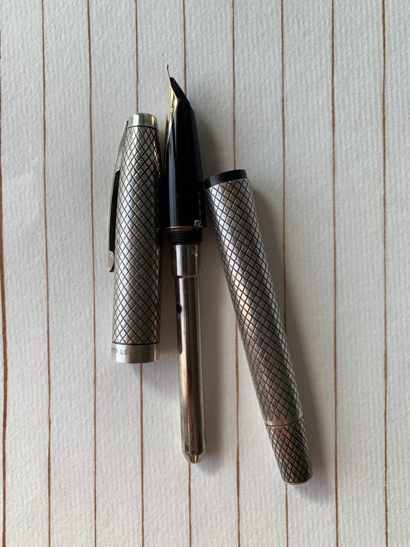 Sheaffer インペリアル シルバー万年筆 14K
