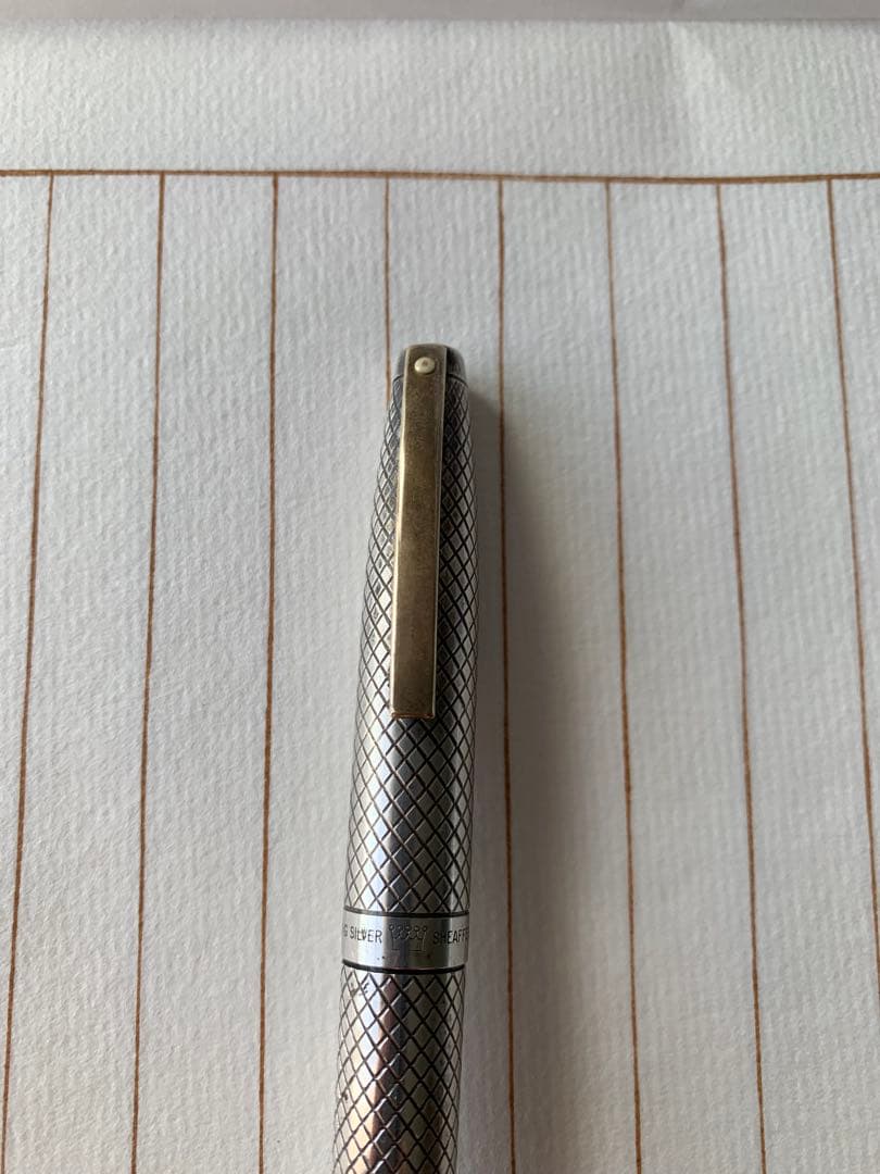 Sheaffer インペリアル シルバー万年筆 14K