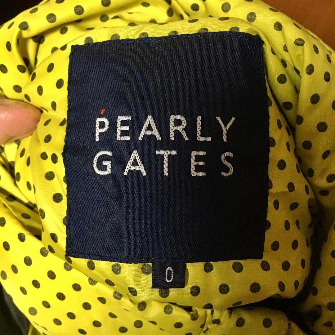 美品　パーリーゲイツ　ストレッチ　ダウン　０　pearly gates　ブルソン