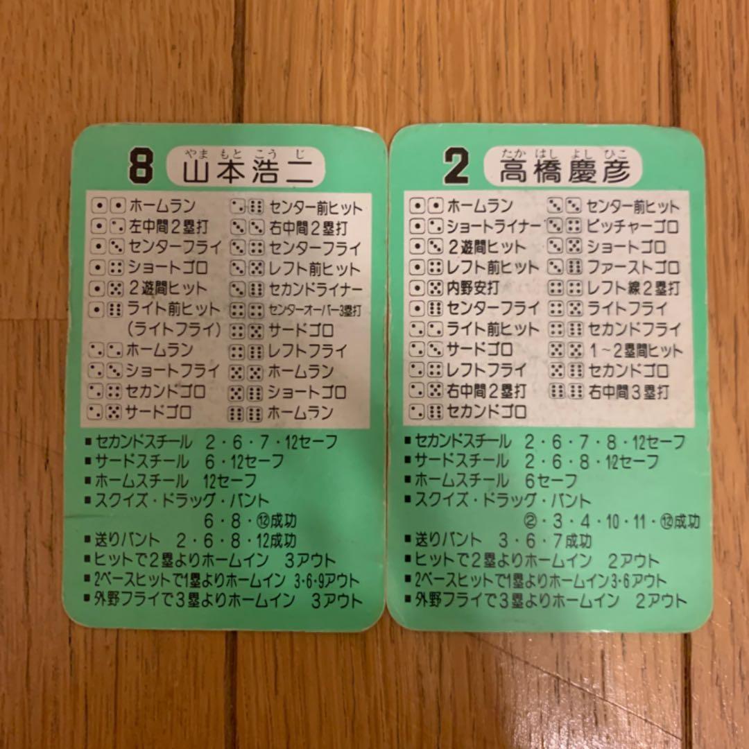 タカラプロ野球カードゲーム 昭和レトロ56年度 広島東洋カープ