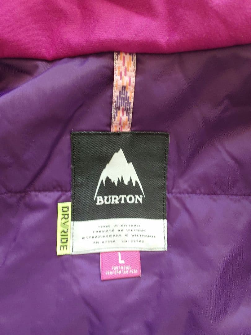 【150cm相当】BURTON キッズ スノーボード ウエア 上下 セットアップ