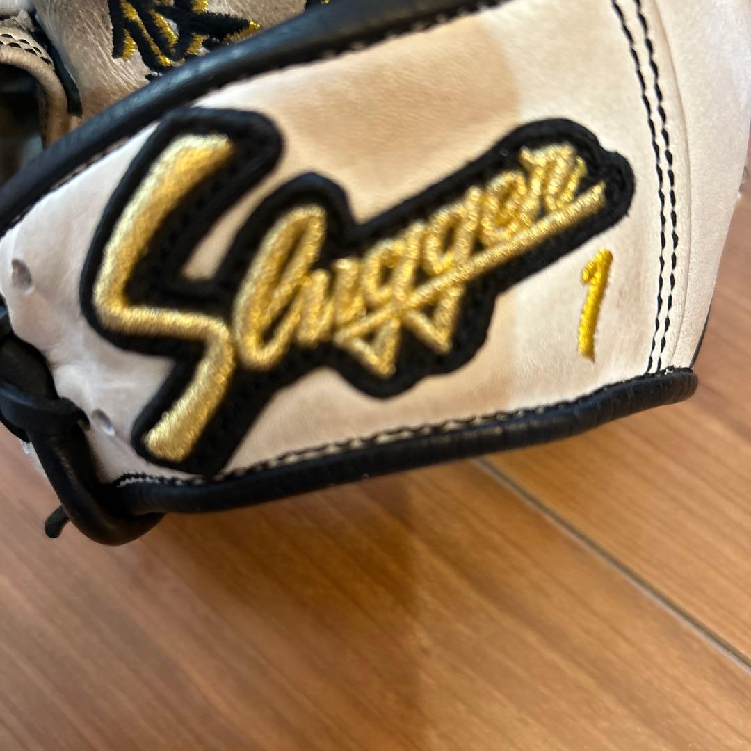 Slugger野球グローブ ホワイトレザー　軟式用
