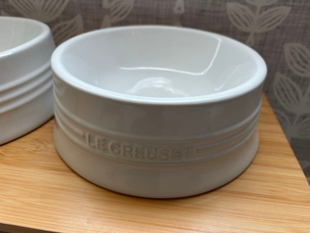 LE CREUSET ホワイト フードボウル(L) 2個セット