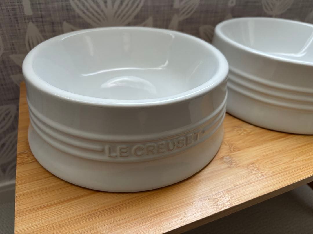 LE CREUSET ホワイト フードボウル(L) 2個セット