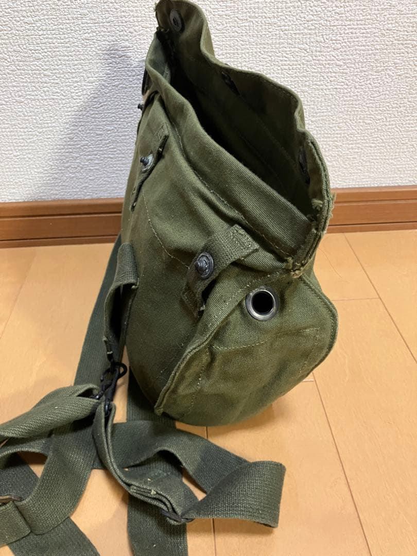 アメリカ軍 ガスマスク&専用ショルダーバッグ 米軍放出品