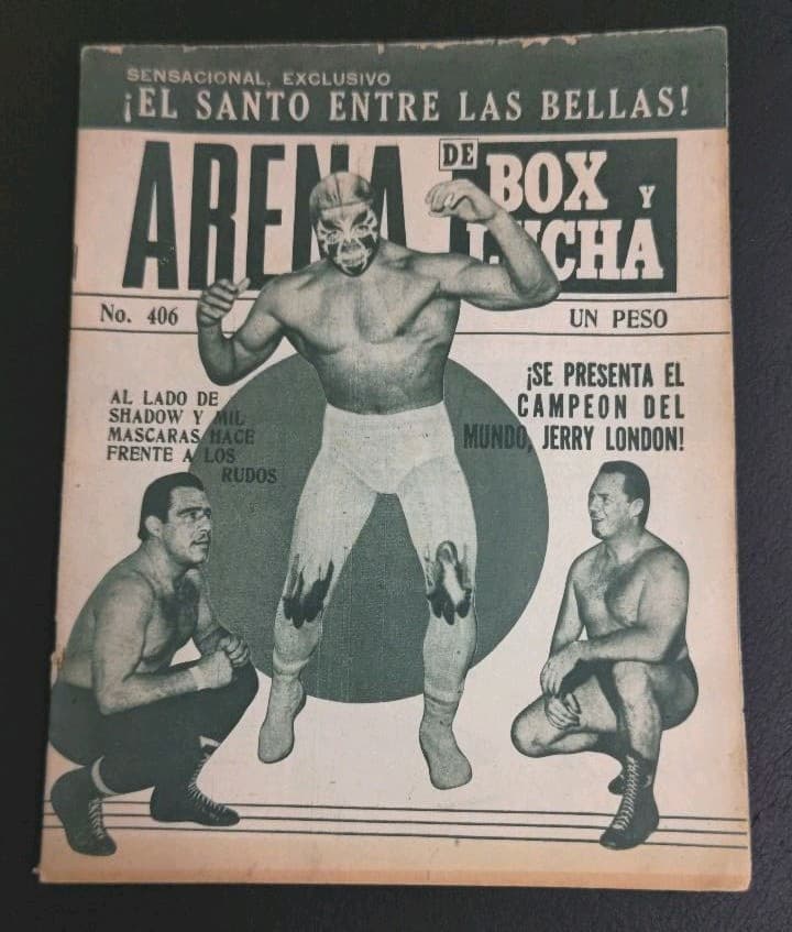 メキシコルチャリブレ誌 boxylucha1966年406号ミル・マスカラス表紙