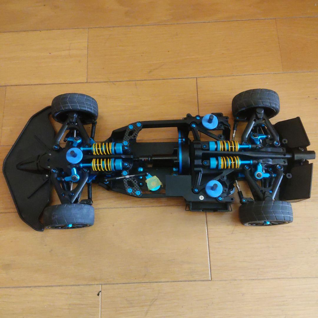 tamiya タミヤ TC-01 シャーシ （ほぼフルオプ）と未塗装ボディ