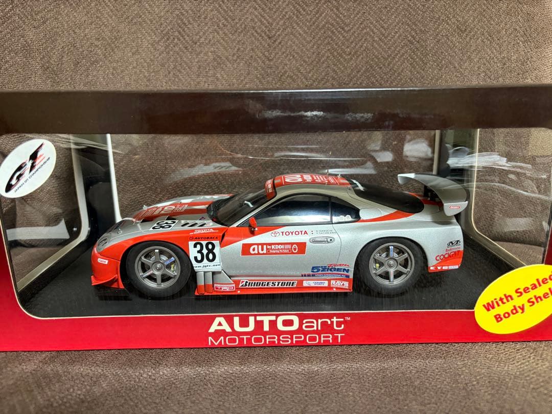 AUTOart 2003 JGTC au Supra #38 ミニカー 1/18