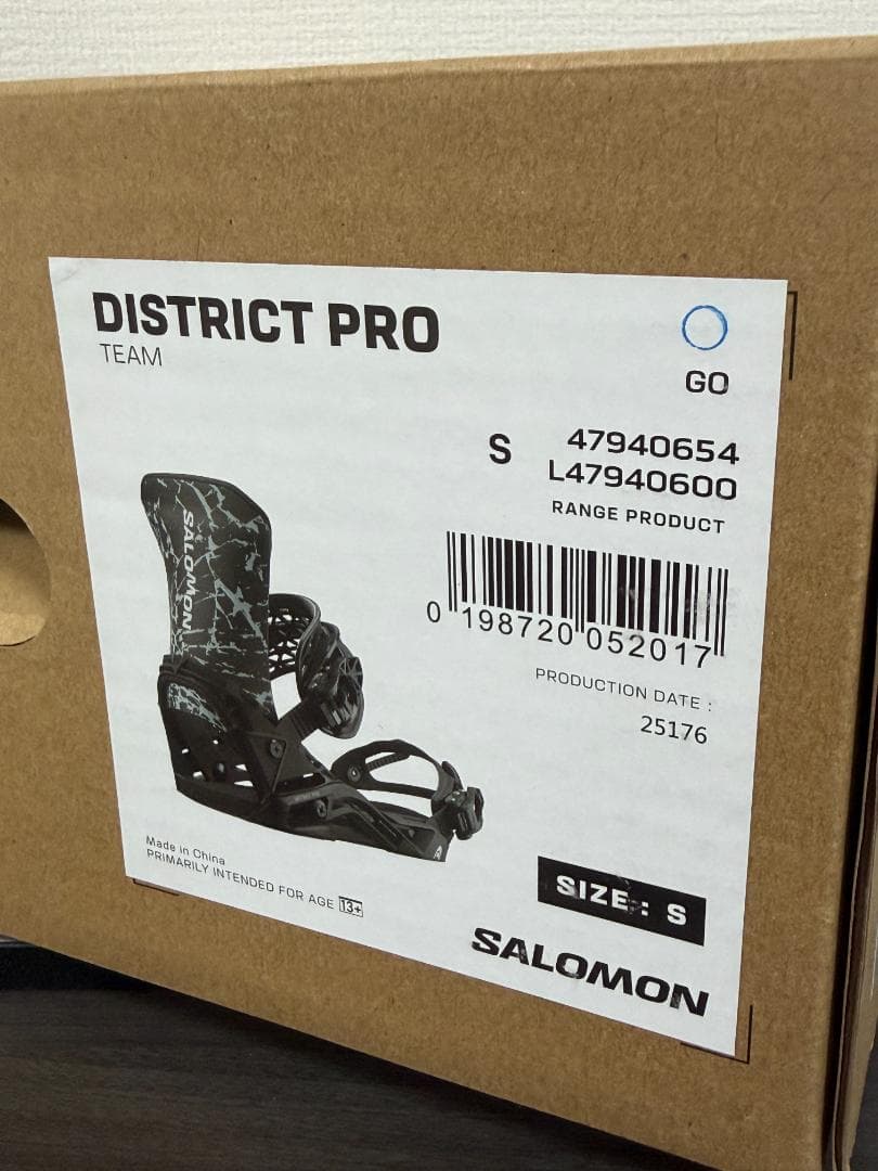スノーボード 25-26 SALOMON DISTRICT PRO TEAM S