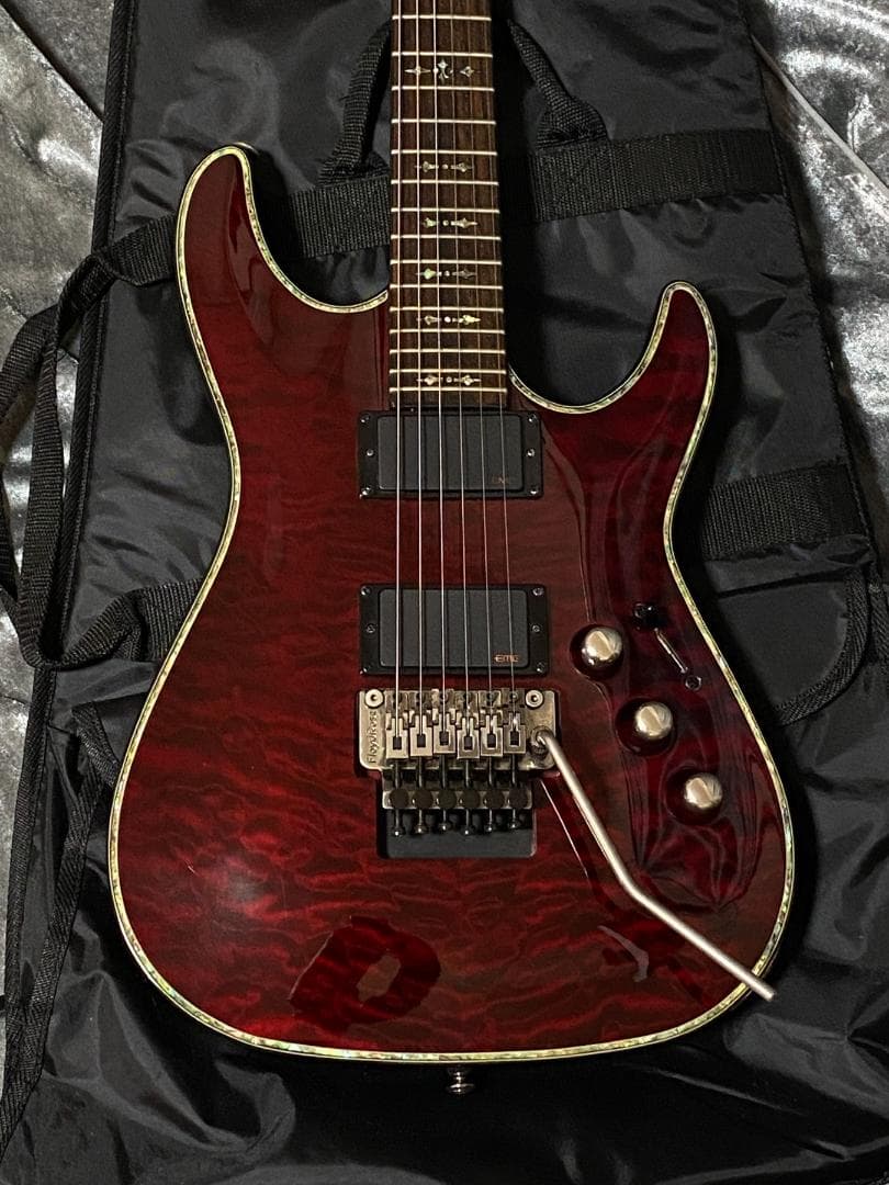 美品 定価253,000円 Schecter AD-C-1-FR-HR EMG