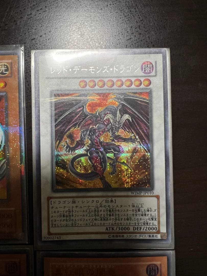 遊戯王 真紅眼の闇竜レリーフ　とその他らレリーフとパラ