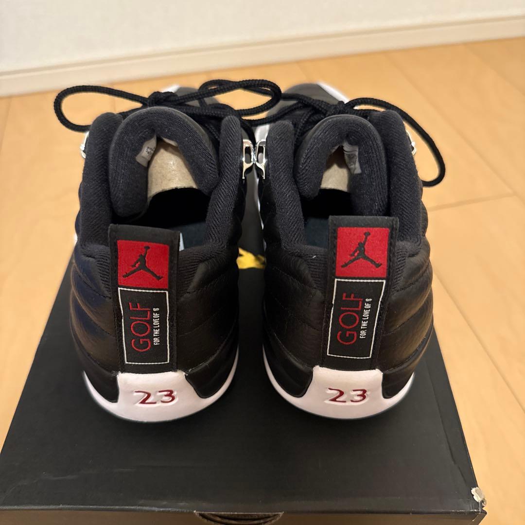 【新品未使用】Air Jordan 12 ゴルフ用 ブラック/ホワイト