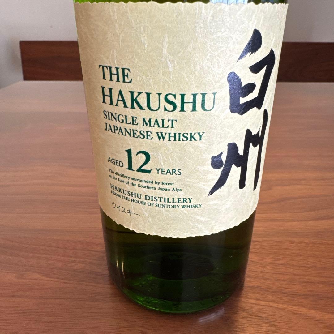 サントリー 白州12年 シングルモルト 700ml 未開封