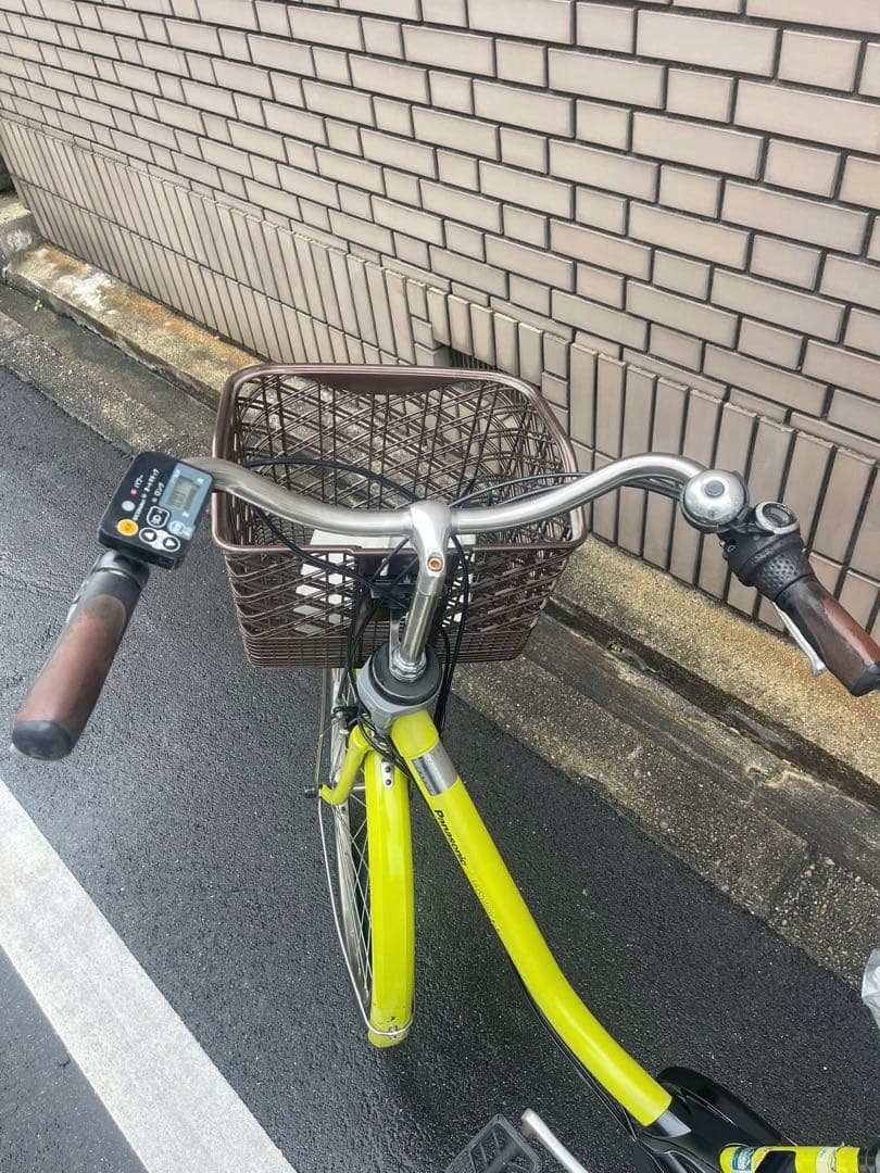 8.9Ah パナソニック　26インチ　電動アシスト自転車 長押し3点灯