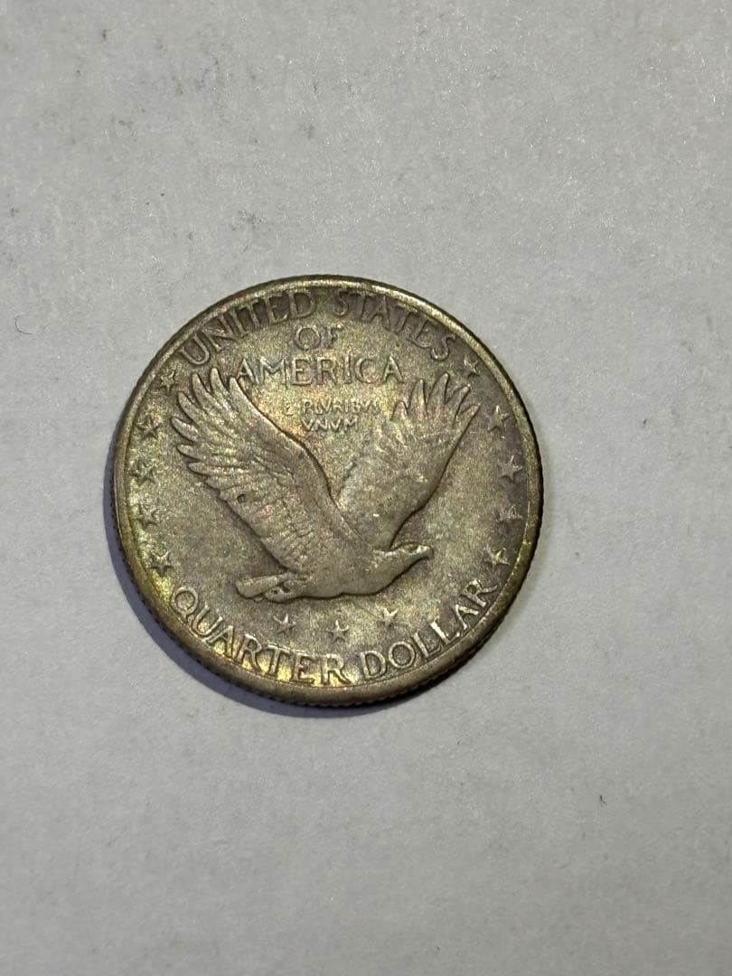 アメリカ　25セント銀貨　1924S 古銭　クォーターダラー　希少　レア
