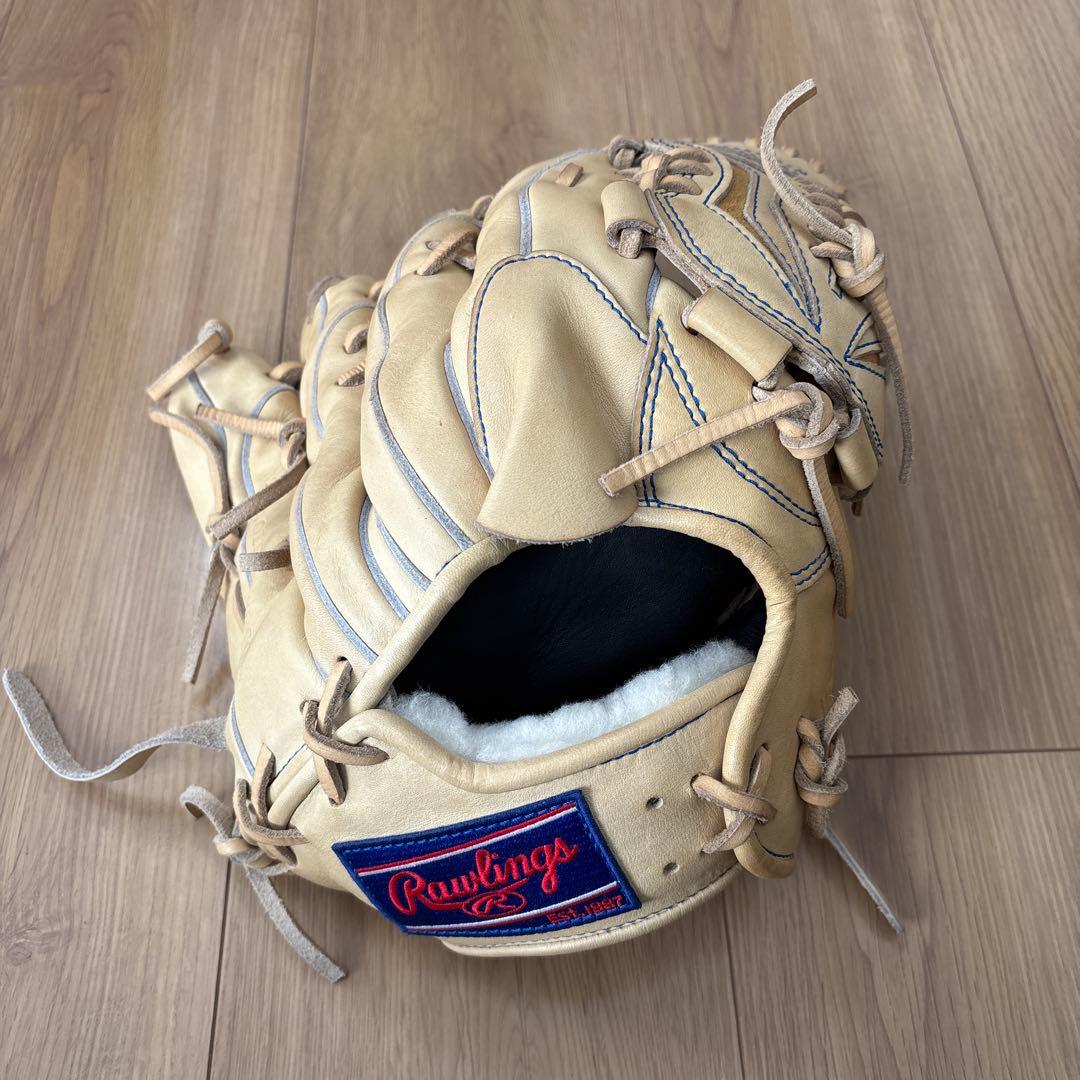さもん。Rawlings 軟式　キャメル　投手用