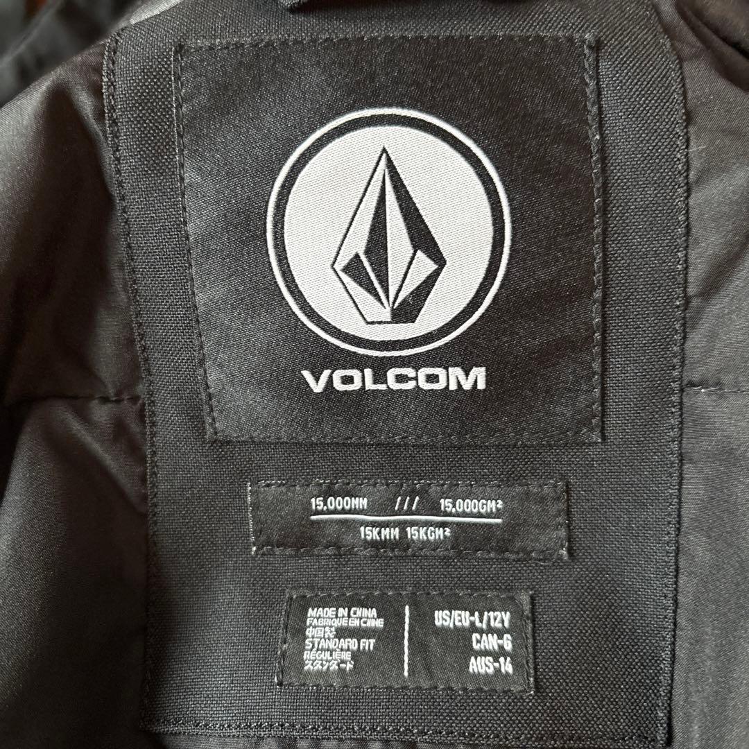 VOLCOM キッズ　スノーボードウェア上下　Ｌサイズ150〜160cm(美品)