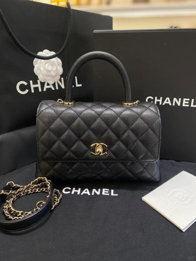 CHANEL ココハンドル トップハンドル ハンドバッグ24
