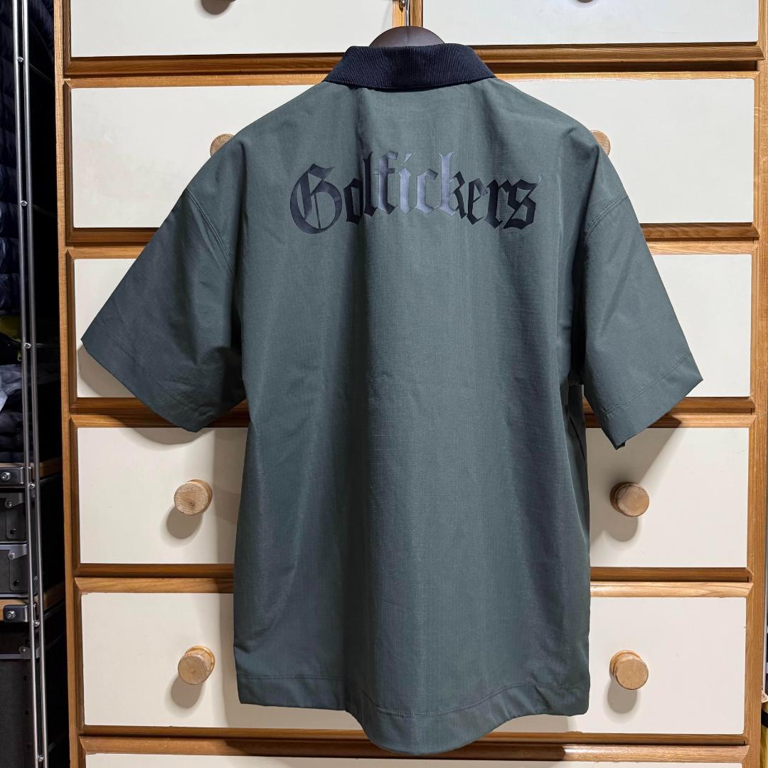 Golfickers ハーフジップシャツ OLIVE sizeM 美品