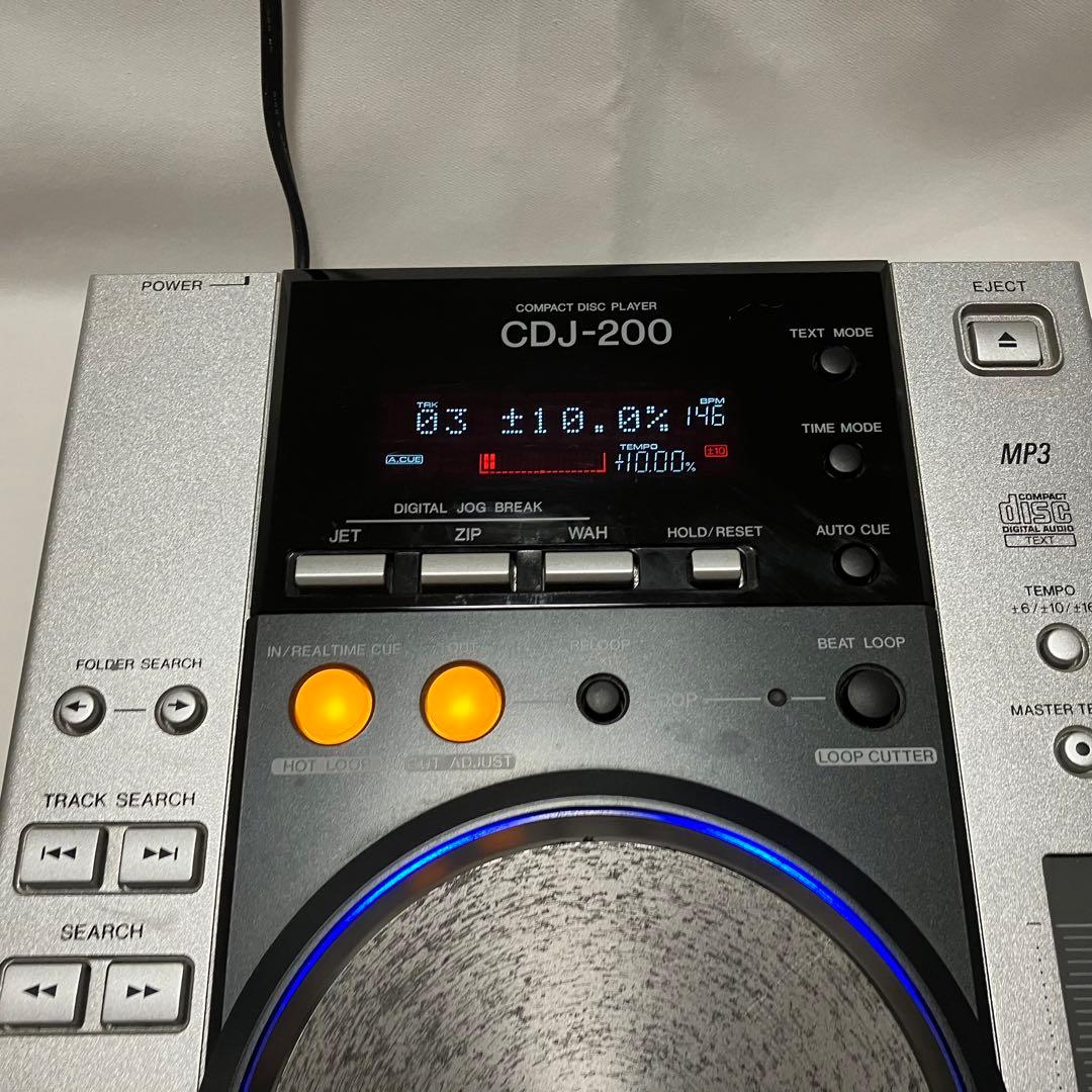 ☆値下げ☆ 【動作品】Pioneer CDJ-200コンパクトディスクプレーヤー