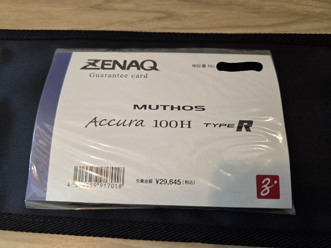 ZENAQ Accura 100H TYPE R ミュートス アキュラ