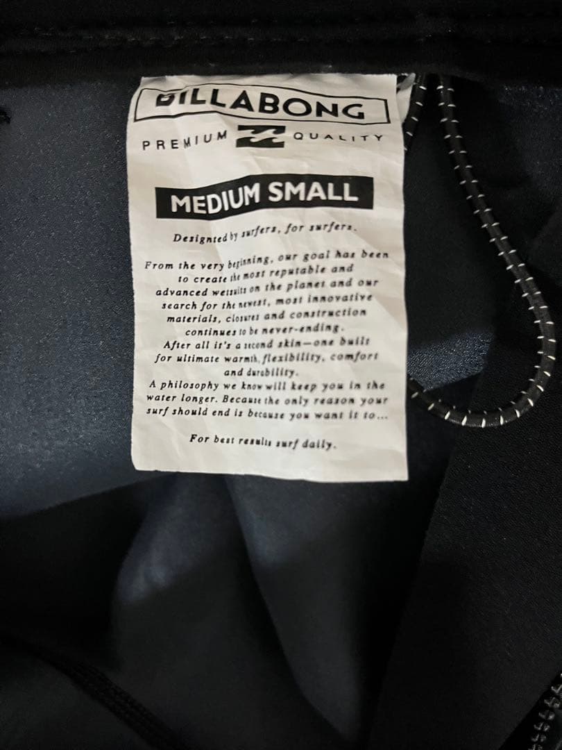 BILLABONG ビラボン スプリングウェットスーツ MLオマケ付