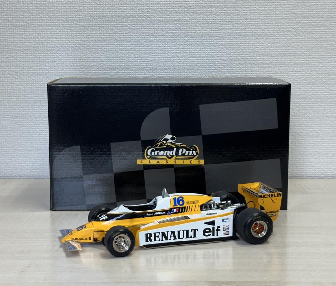 未展示 1/18 エグゾト ルノー RE20 ターボ 1980 F1フランスGP