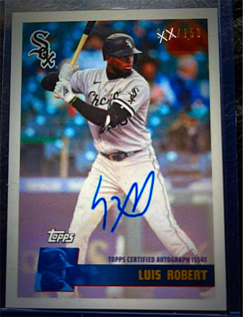 Luis Robert 直筆サイン 150枚限定カードauto ルイス•ロバート