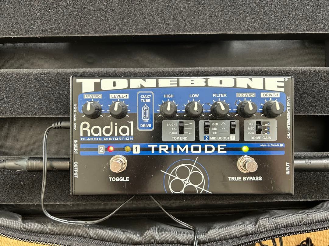 Radial TONEBONE TRIMODE 2CH真空管ディストーション