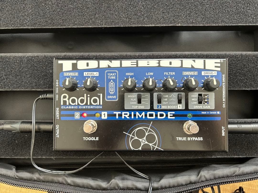 Radial TONEBONE TRIMODE 2CH真空管ディストーション