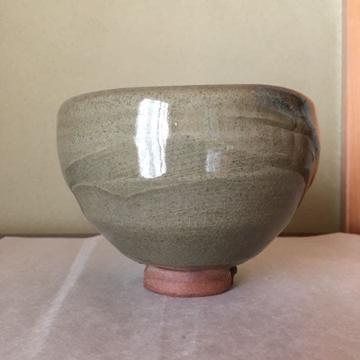 虫明焼　黒井千左作　茶碗