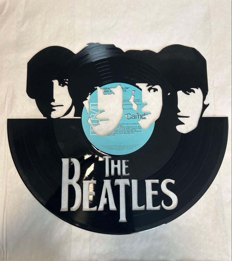 The Beatles レコード型アートオブジェ