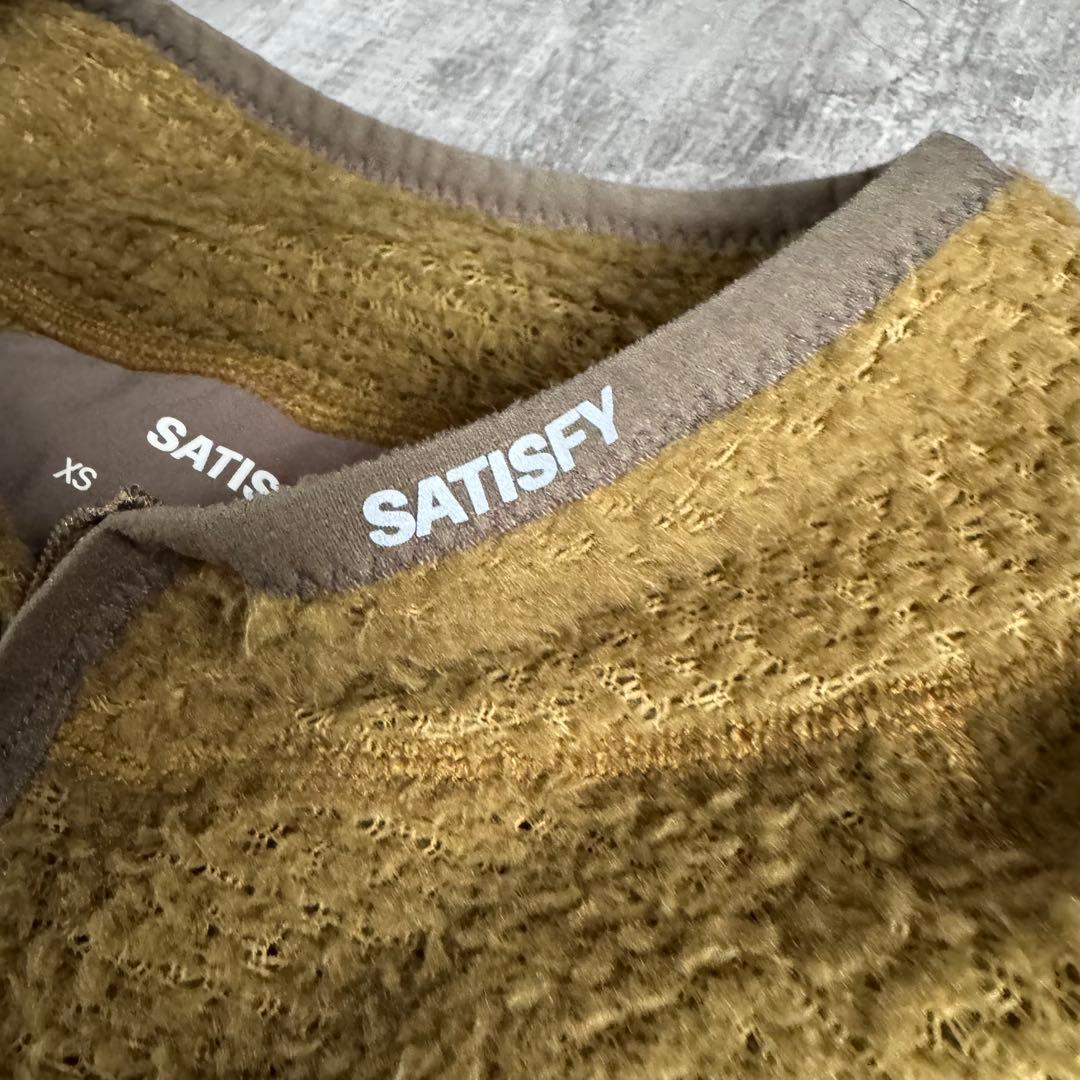 ウォーキング・ランニングウェア SATISFY GHOSTFLEECE AD LIGHT HALF-ZIP